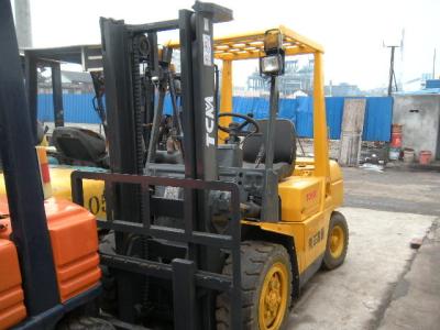 China TCM FD30  3 ton Used Forklift truck year 1997 4600kg Isuzu Engine for sale