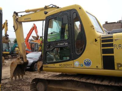 China used Komatsu PC120-6E excavator year 2008 0.6cbm capacity 12 ton 6696hours for sale