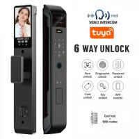 China Automatic Smart Door Lock With Camera Inteligente Biometric for sale