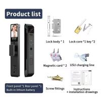 China Automatic Smart Door Lock With Camera Inteligente Biometric for sale