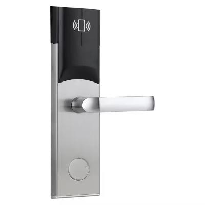 China Sliver Hotel Door Lock Anti Theft / Anti Rust Hotel Key Card Locks for sale