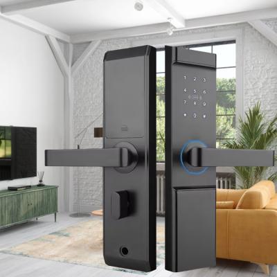 China Black Hotel Door Card Lock 35mm - 55mm Remote Access Door Lock for sale