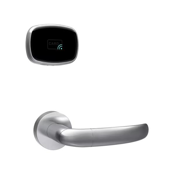 Quality Hotel RFID Key Card Lock M102 MF RFID Door Handle With Management Software for sale