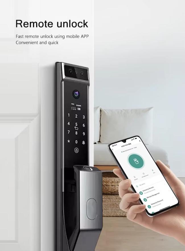 Tuya Smart Lock installation example