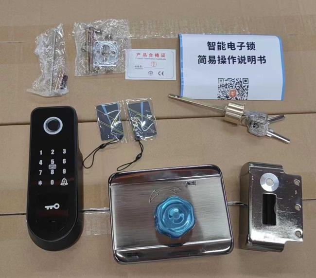 Tuya Smart Lock installation example