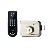 Quality Sliding Glass Door Fingerprint Tuya Smart Lock Electronic Access Control for sale