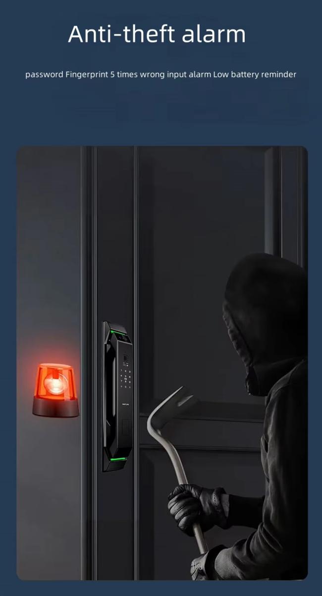 Tuya Smart Lock installed on a modern door