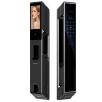 Quality 3D Face Recognition Fingerprint Door Lock Passcode IC Card & Key Video Doorbell for sale