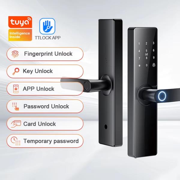 Quality Digital Tuya Smart Lock Z17 Control Password for Home Apartment Door 1.45kg for sale