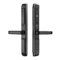 Quality Thermal Break Aluminium Door Lock with Intelligent Fingerprint Unlocking for sale
