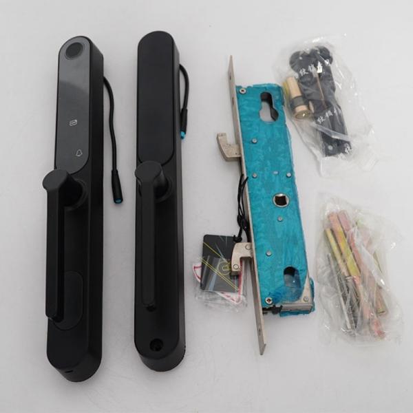 Quality Sliding Aluminium Door Lock Broken Bridge Tuya Waterproof Smart for sale