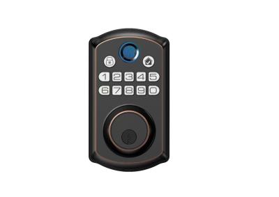 China Keyless Password Home Lock IPX4 Bluetooth Smart Door Lock Black for sale