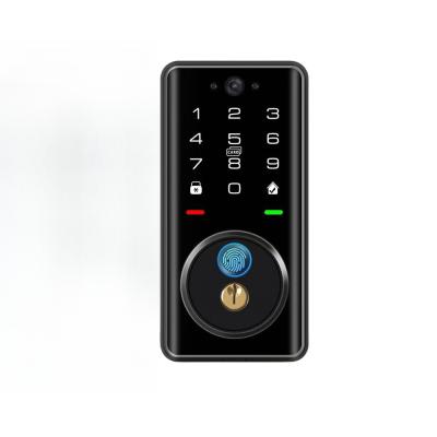 China Tuya Wifi Bluetooth Lock Electronic Fingerprint Keyless Door Lock IPX4 for sale