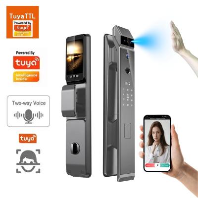 China Door Lock With Camera Digital Biometric Security Fingerprint Password Door Lock for sale