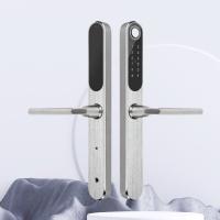 Quality Electronic Fingerprint Sliding Door Lock A9 Keyless Handle for 30-75MM Door for sale