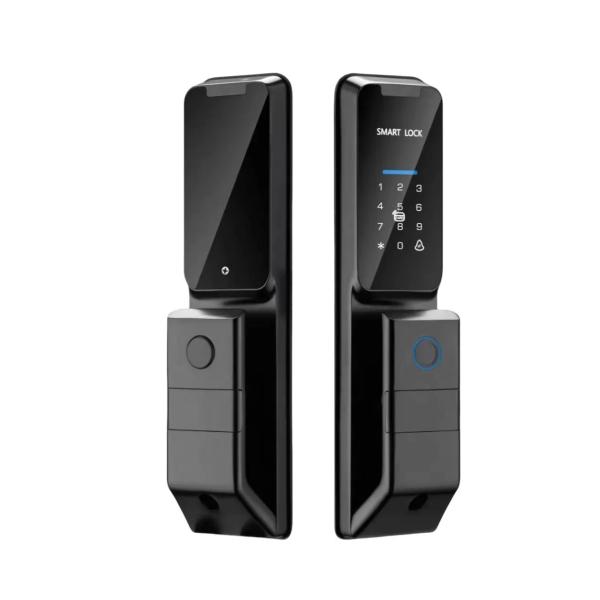 Quality Aluminum Alloy Tuya Smart Digital Door Lock T5 With Fingerprint for sale