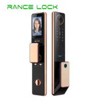 China Fireproof Face Fingerprint Lock 35mm - 55mm Touch Camera Lock for sale