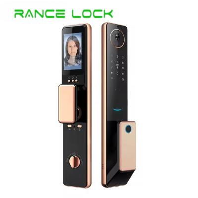 China Fireproof Face Fingerprint Lock 35mm - 55mm Touch Camera Lock for sale
