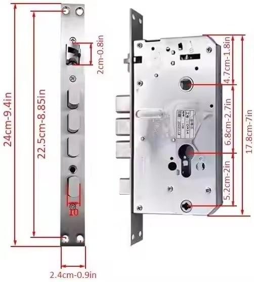 Tuya Smart Door Lock in use