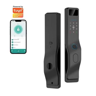 China Tuya Smart 3D Face Recognition Door Lock D7 40-90MM Thickness for sale