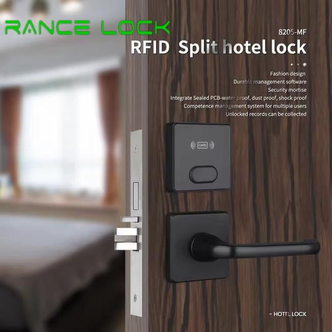 Door lock installation example