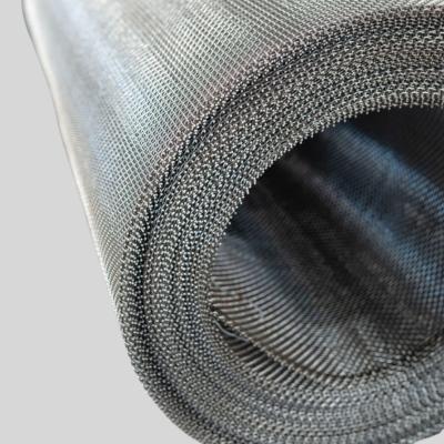 China SS304 SS316 SS316L Stainless Steel Crimped Wire Mesh Square Hole Type for sale