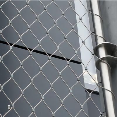China 6 Meters Length Wire Rope Flexible Stainless Steel Cable Mesh For Siding Cladding for sale