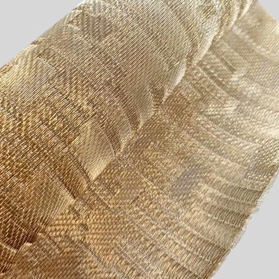 China 0.18mm Laminated Glass Metal Mesh Silver Plated For Elevator Cab for sale