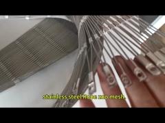 2.5 Meters Height Stainless Steel Wire Rope Mesh Fencing For Zoo Exterior Enclosure