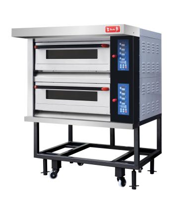 China 2 Layers Customizable Baking Convection Oven Gas Heating for sale