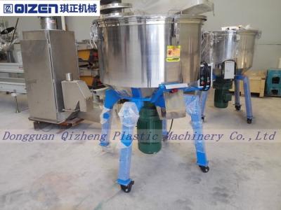 China Durable Plastic Mixer Machine Dry Powder Blender Four Wheel Upright Design for sale