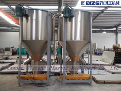 Cina Miscelatore automatico dell'alimentazione del pesce da 1 tonnellata, miscelatore verticale del nastro con l'essiccatore a aria calda in vendita