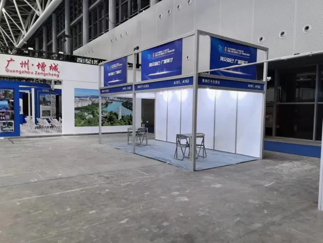 Exhibition Square Aluminum Profiles Upgraded Standard Booth
