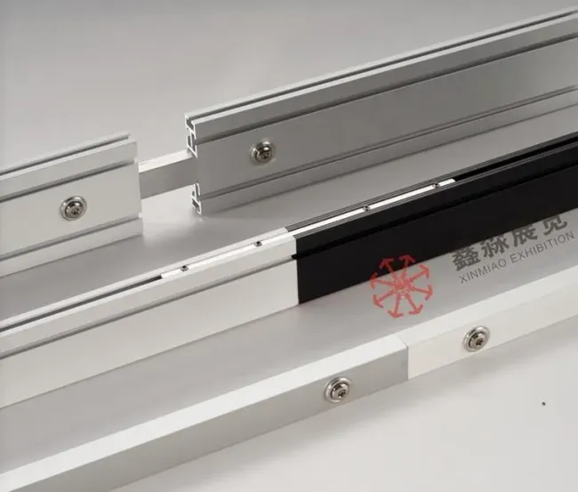 Exhibition Square Aluminum Profiles Upgraded Standard Booth