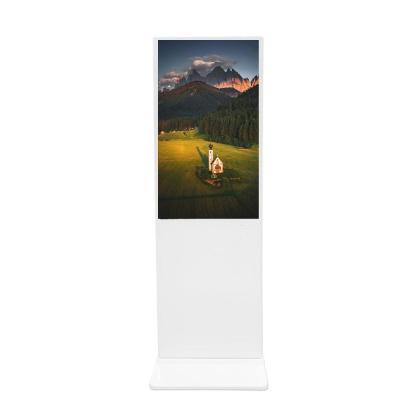 China Vloer die Digitale Vertoning zich 65 Duim met Capacitieve Aanraking I3 voor Hotel bevinden Te koop