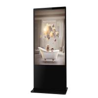 China 55 Inch Android Touch Screen Kiosk Capacitive Touch 10 Points G+G Floor Standing Digital Signage for sale