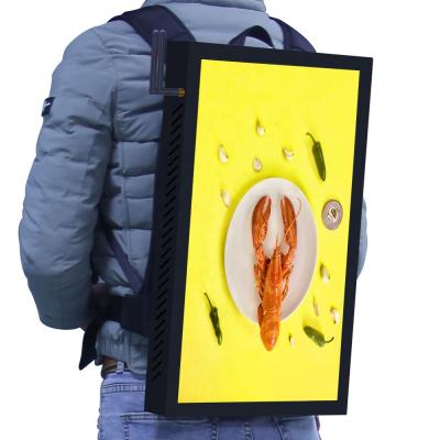 Cina Contrassegno LCD di camminata umano di Digital del touch screen dello zaino di GPS che annuncia esposizione in vendita