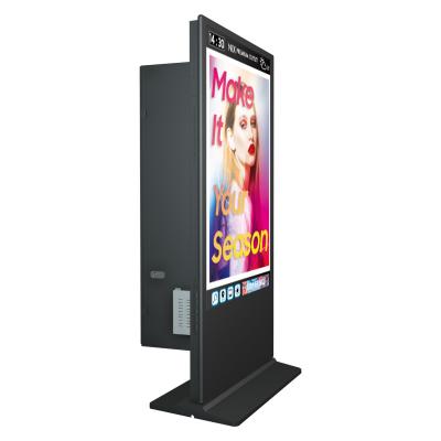Китай Пол стоя экран дисплея рекламы Signage цифров тотема LCD двойной бортовой продается