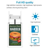 China Ultra Thin Android Digital Signage 32 Inch Ceiling Mounted LCD Advertising Display 1920x1080 for sale