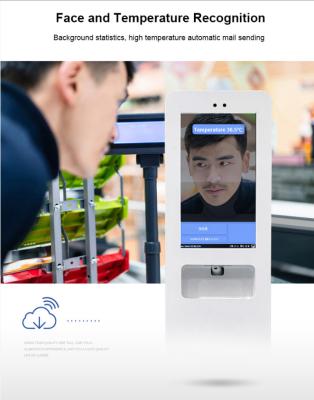 Cina Chiosco automatico 220v di pubblicità dell'erogatore del prodotto disinfettante della mano di OS A64 di Android in vendita