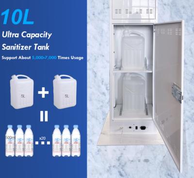 Cina Chiosco automatico 220v di pubblicità dell'erogatore del prodotto disinfettante della mano di OS A64 di Android in vendita