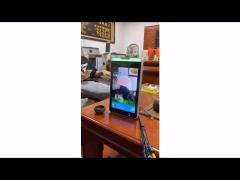 Macchina di riconoscimento infrarossa del fronte del termometro di Android dell'aeroporto a 8 pollici