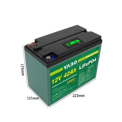 Cina Batteria al litio ferro fosfato ferro Lifepo4 12v 42ah ciclo profondo in vendita