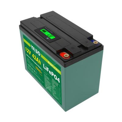 Cina Batteria al litio ferro fosfato ferro Lifepo4 12v 42ah ciclo profondo in vendita