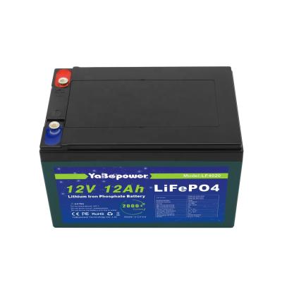 Cina Batteria Yabo 12V Lifepo4 Batteria 12v 12ah Pack in vendita