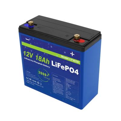 Cina La fabbrica sostanziale del rifornimento ha personalizzato la batteria della corrente di scarica 9A Lifepo4 12v 18Ah con capacità prominente in vendita
