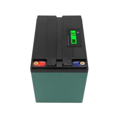 Cina 2021 più lunga durata del ciclo prezzo di fabbrica Lifepo4 12v 60Ah batteria agli ioni di litio per il sistema solare domestico in vendita
