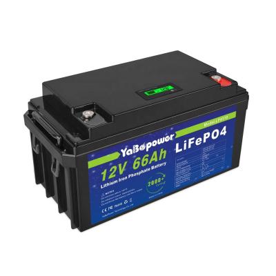 Cina Batteria ricaricabile per auto 12v 66Ah Lifepo4 di grande capacità in vendita