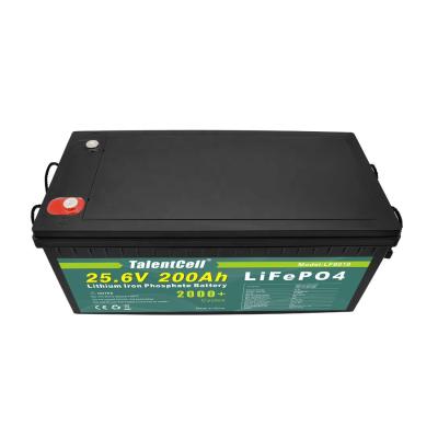 Cina 32650 24V Lifepo4 Batteria Bms Celle Sistema di generazione di energia eolica 25.6V 200Ah in vendita