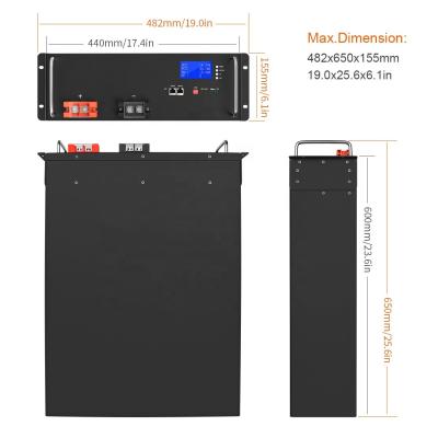 Cina 100Ah 48V Lifepo4 batteria 32700 ciclo profondo 5120wh batteria al litio fosfato in vendita